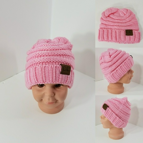 Accessories | Toddler Beanie Hats Thermal Protective Cute Pink | Poshmark